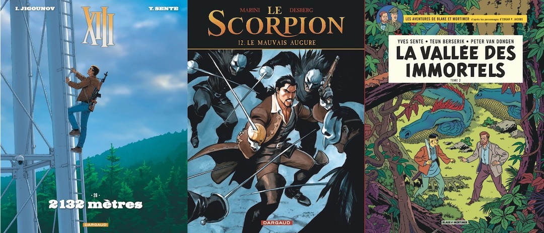Dargaud : XIII T26, Blake et Mortimer T26, Le Scorpion T12 - Krinein ...